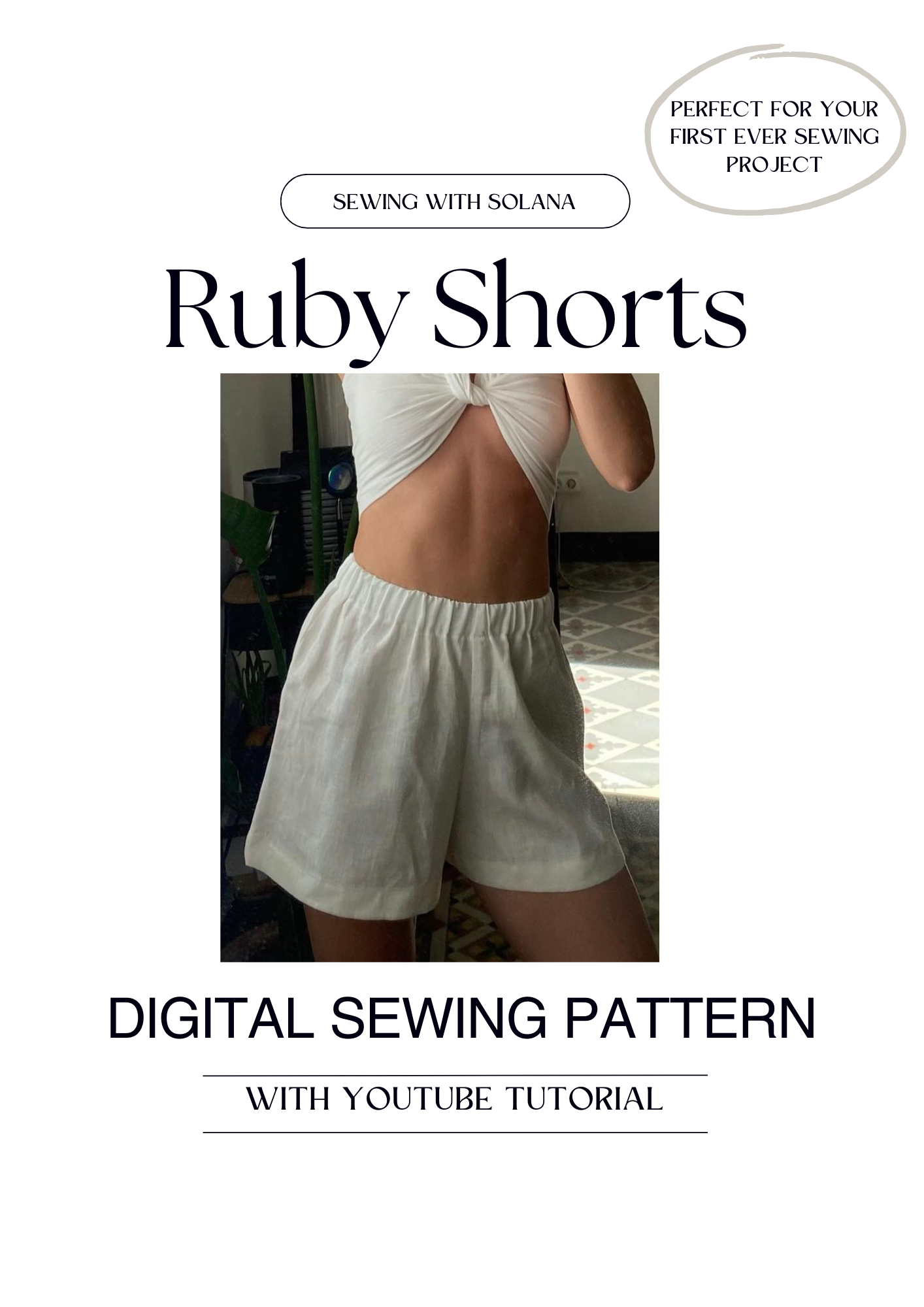 Ruby Shorts - Digital Sewing Pattern – Sewing with Solana