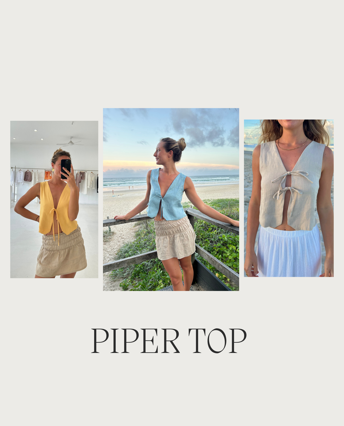 Piper Top - Digital Sewing Pattern – Sewing with Solana