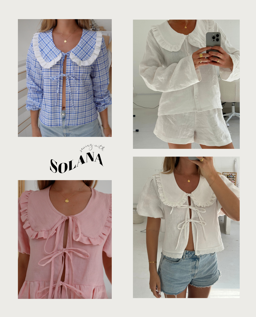 Daisy Blouse - Digital Sewing Pattern – Sewing with Solana