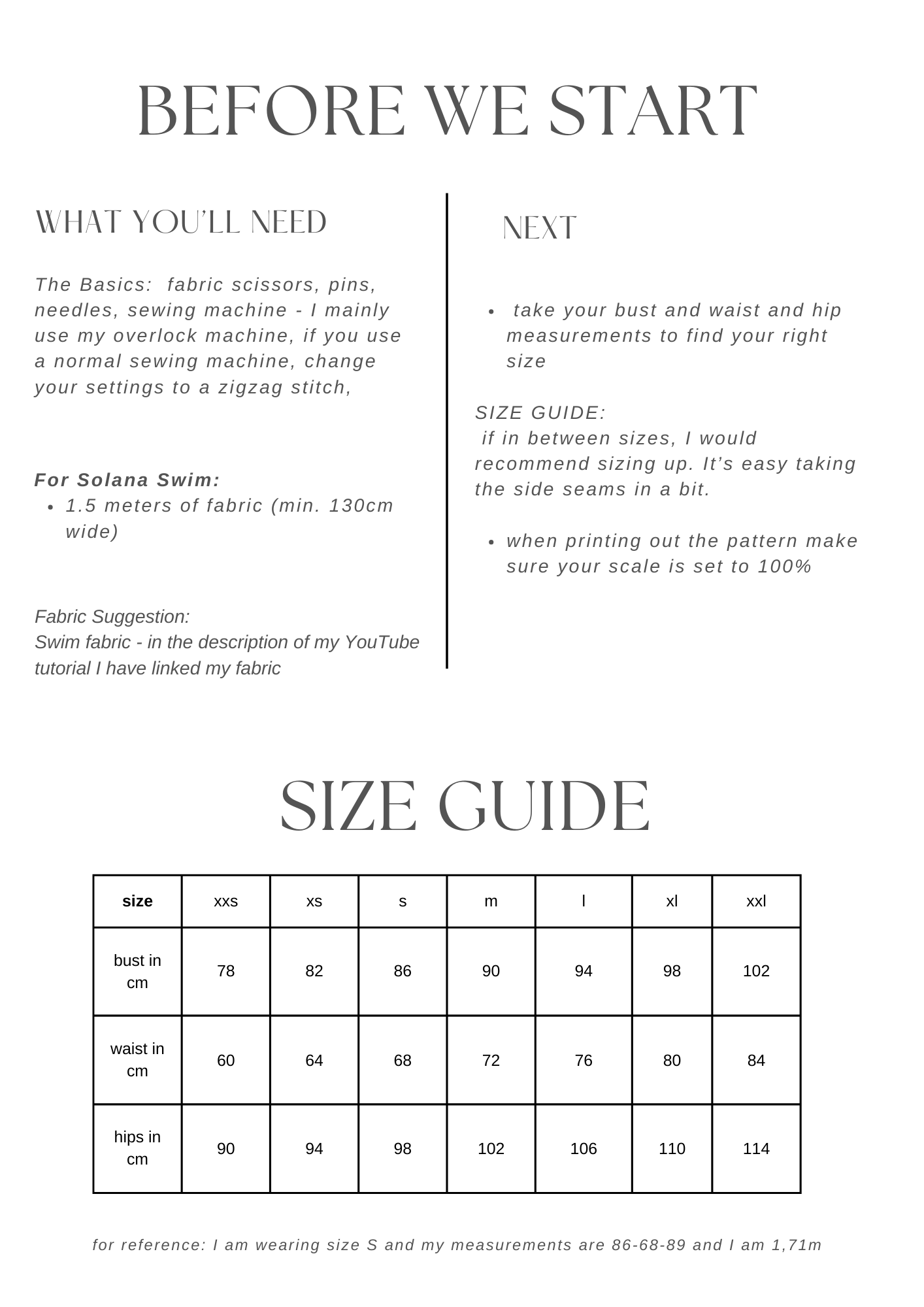 Solana Swim - Digital Sewing Pattern – Sewing with Solana