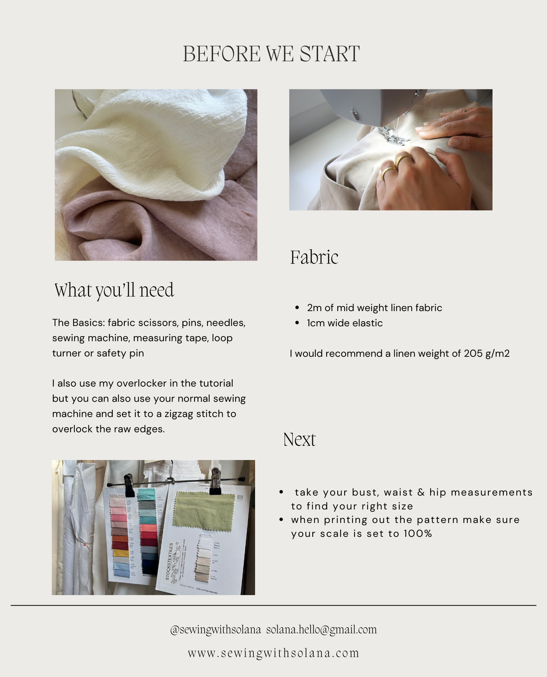 Lea Dress - Digital Sewing Pattern – Sewing with Solana