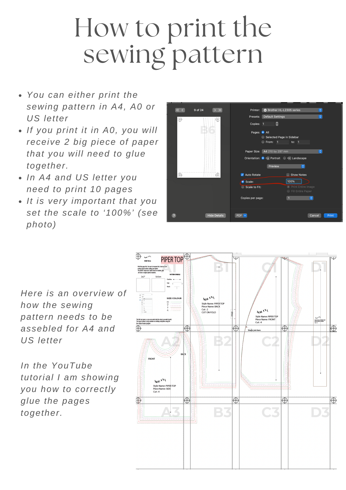 Piper Top - Digital Sewing Pattern – Sewing with Solana